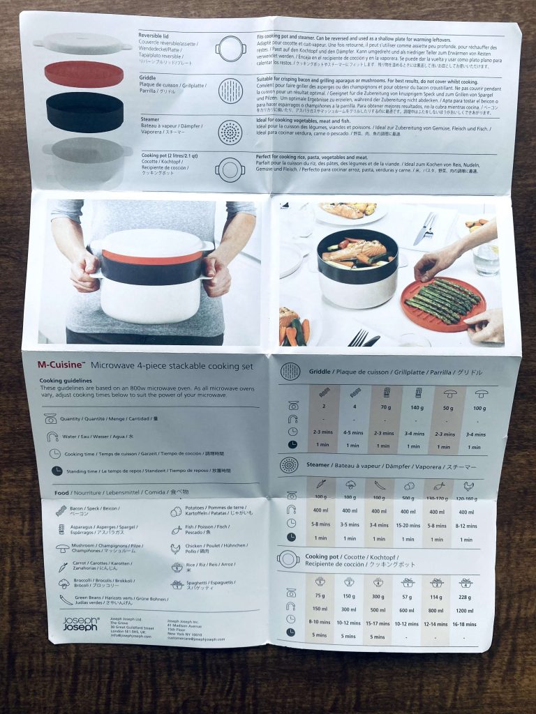Joseph Joseph Microwave Cooking Set Review : A Easy Solution to Cook ...